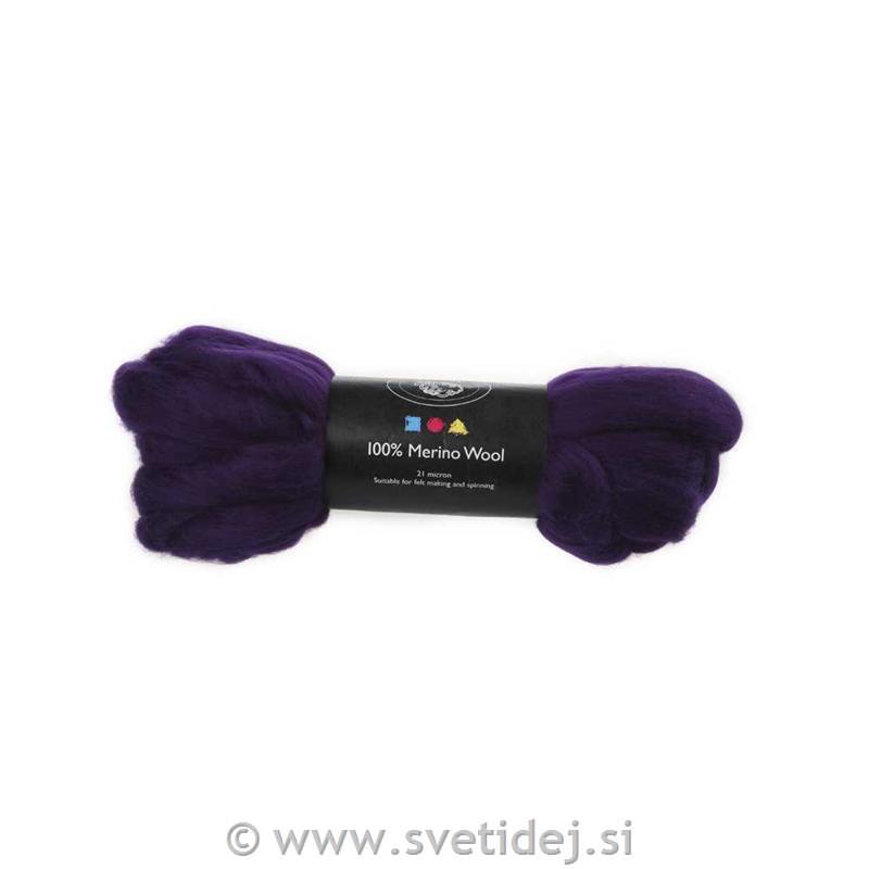 Merino volna, 21 micron, 100 g,, t.rožnata - svetidej.si